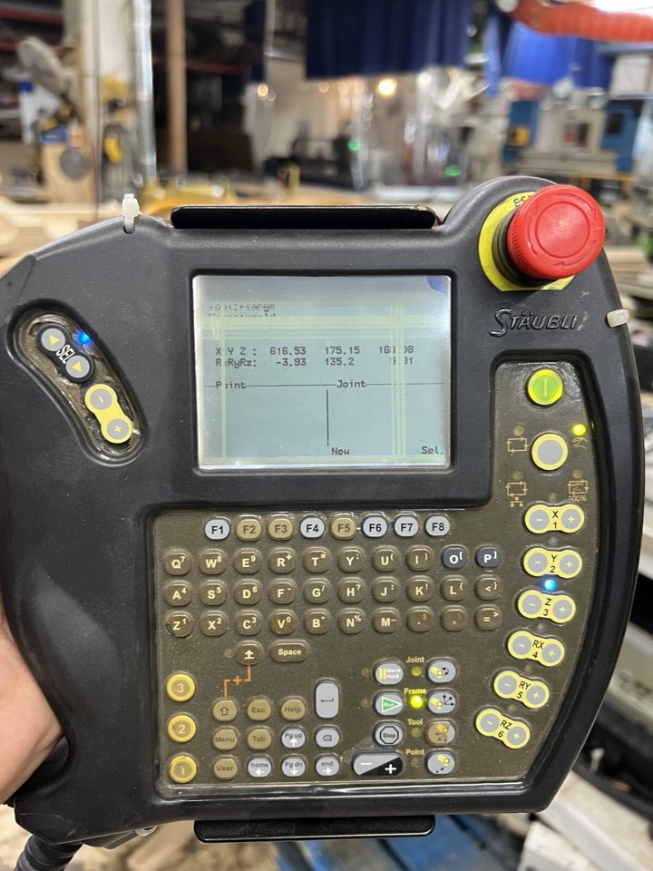 Used Staubli TX90 Robot Arm w/ CS8C TX90L Controller. Pendant. Stand ...