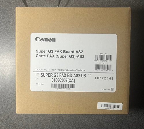Canon Super G3 FAX Board-AS2 0166C007CA for sale online | eBay