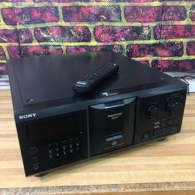 Sony CDP-CX355 300 Disc Mega Storage CD Changer Player w/Remote (TESTED ...