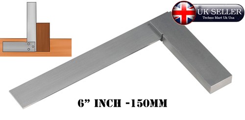 6" inch 150mm STEEL TRY SQUARE PRECISION RIGHT ANGLE MEASURE Engineer's ...