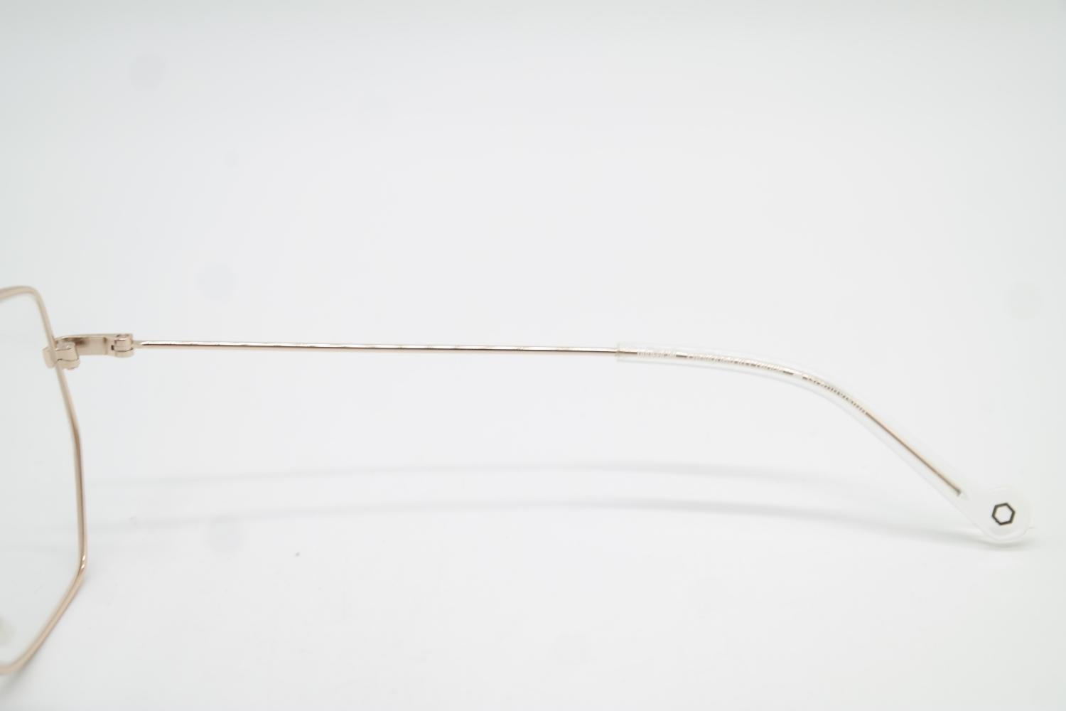 Glasses UNOFFICIAL UNOF0078 Gold Angular Frames Eyeglasses | eBay Australia