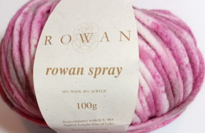Rowan Spray Pink Wool Blend Yarn Multi Color Bulky New LOT OF TW0 | eBay