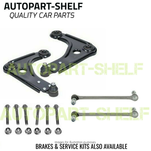 FRONT LOWER WISHBONE ARMS FOR FORD KA 1.3 + BALL JOINTS BUSHES LINKS 6 ...