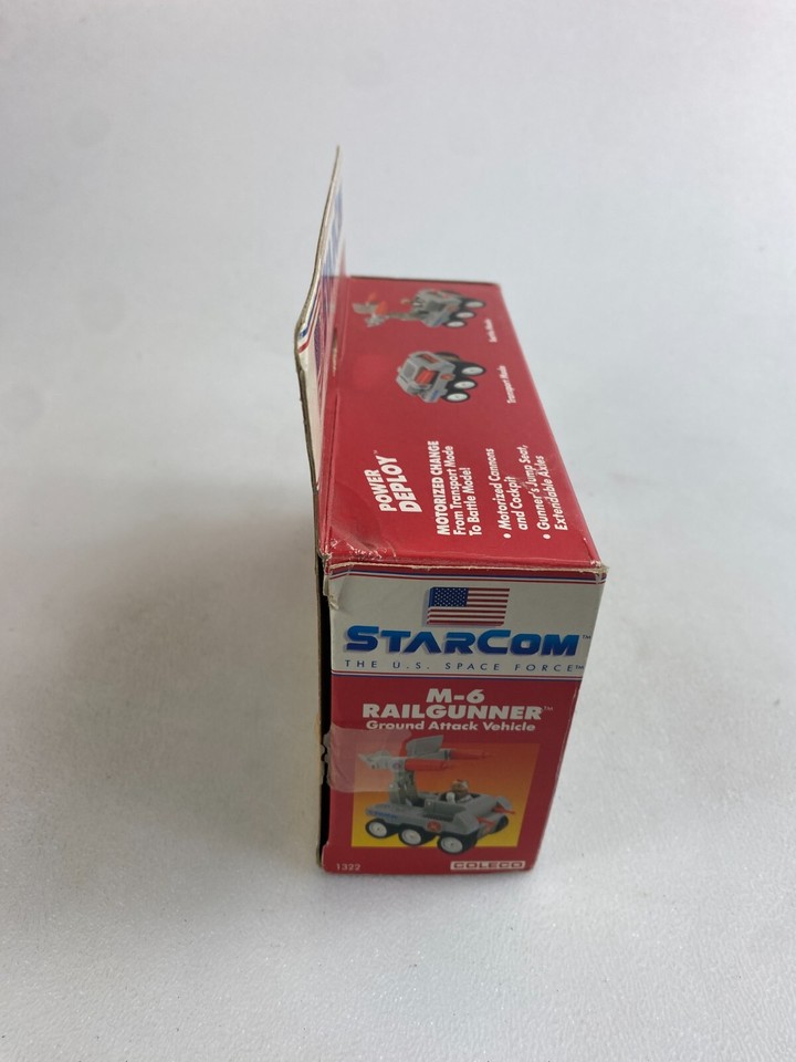 M-6 Railgunner Vintage Starcom Vehicle New Opened Box 1986 Coleco 80s IO | eBay