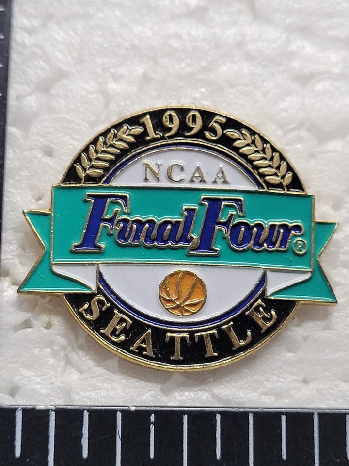NCAA FINAL FOUR 1995 SEATTLE HAT LAPEL PIN PIN BACK USED (Y2533) | eBay