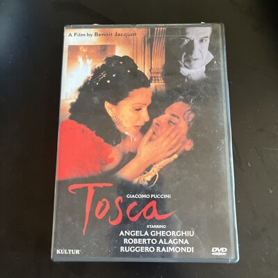Puccini TOSCA DVD A Film by Benoit Jacquot KULTUR w/ Insert, Back Shows ...