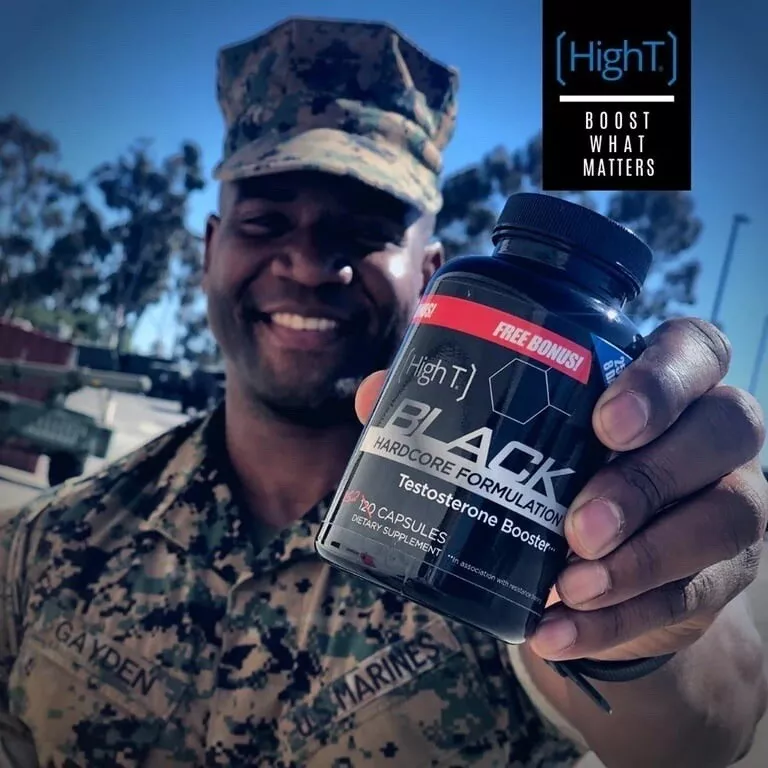 High T Black Testosterone Booster Supplements Strength -Stamina -Sex ...