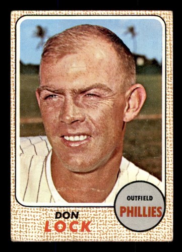 1968 Topps Baseball #59 Don Lock GD *e1 | eBay