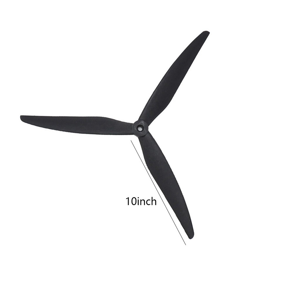 Useful 4pcs 1050 10inch 3 Blade/Tri-Blade Propeller Prop for RC FPV ...