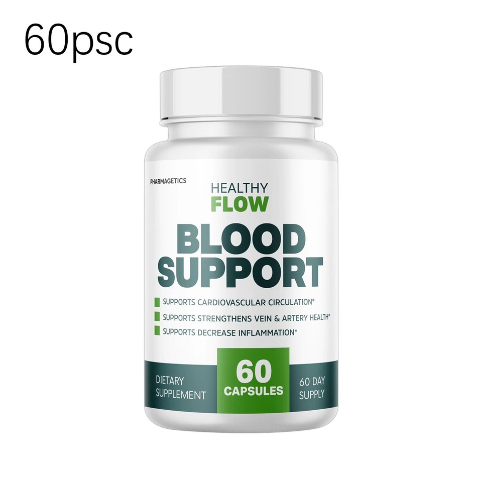 Healthy Flow Blood Health Supporrt Supplement 60 Capsules Genuine ...
