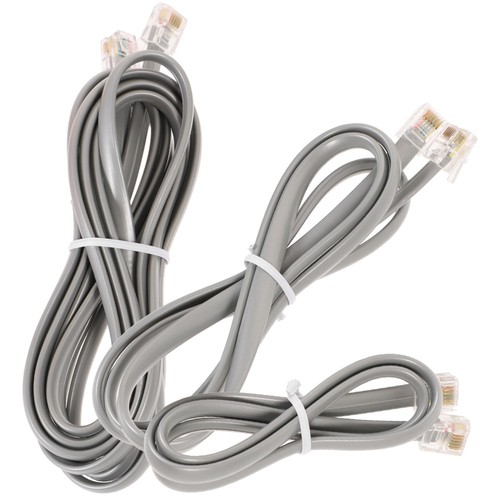 3pcs Telephone Extension Cord Phone Cable Landline Phone Wire Kits ...