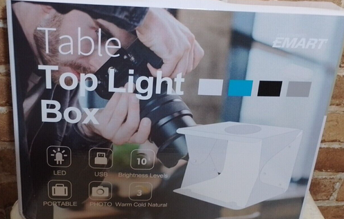 Table top light Box Photography Emart, 16 x 13 x14 16" Portable Photo ...