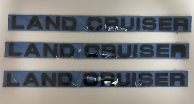 LAND CRUISER Emblem - decal Lettering Raised Brand New | eBay
