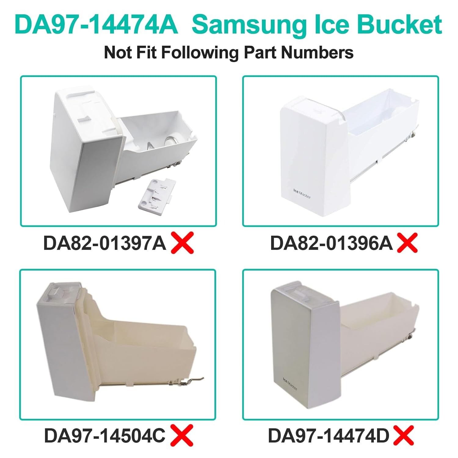 DA97-14474A ICE Tray Bucket for Samsung Refrigerator Bin DA97-14474C ...