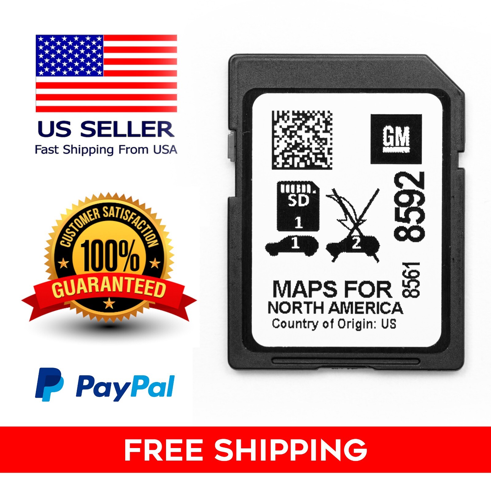 CHEVY GMC CADILLAC BUICK NAVIGATION SD CARD 8561 8592 FACTORY GM OEM | eBay