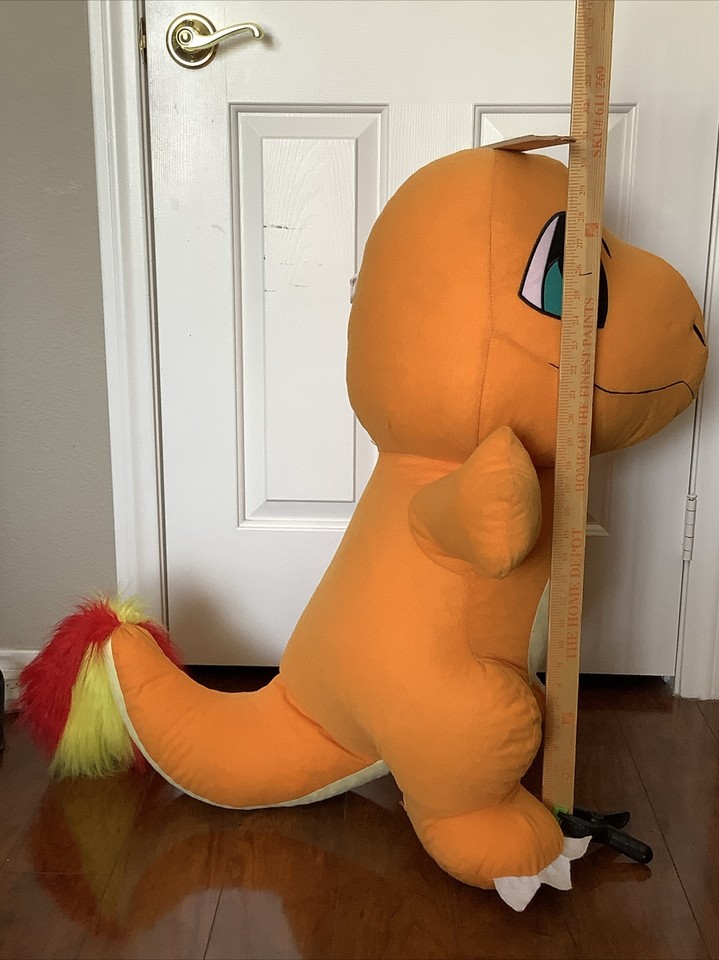 Charmander huge 31” Plush Figure Pokemon 2017 Toy Factory Jumbo Life ...