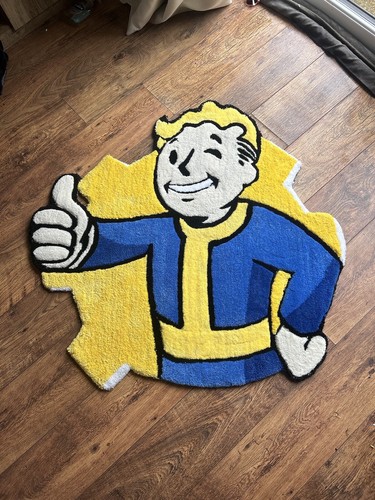 Fallout Vault Boy Rug | eBay UK