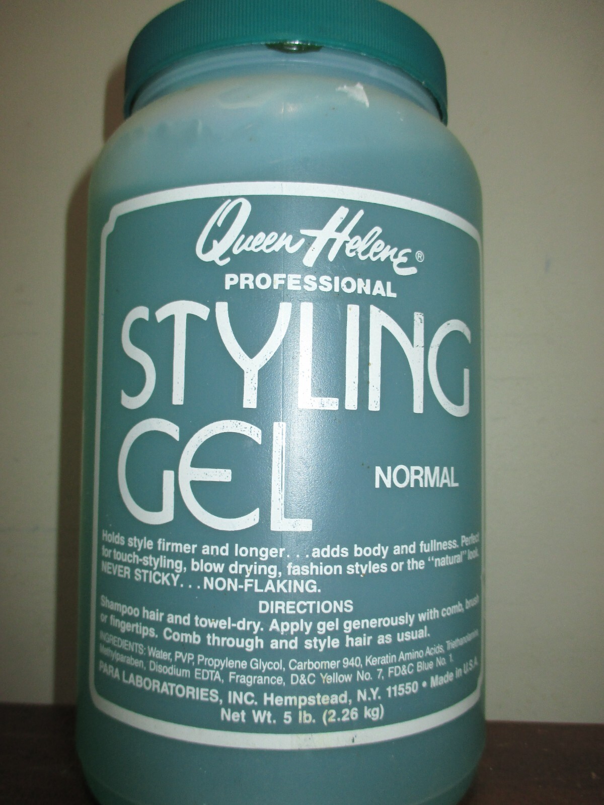 Queen Helene Styling Gel Normal Hold 5 lbs / 2.26kg | eBay