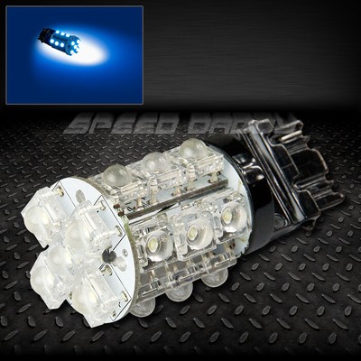 3156 4156 LED BLUE 5050 BRAKE STOP AUTO 12V TAIL LIGHT BULB w/20X 5MM ...