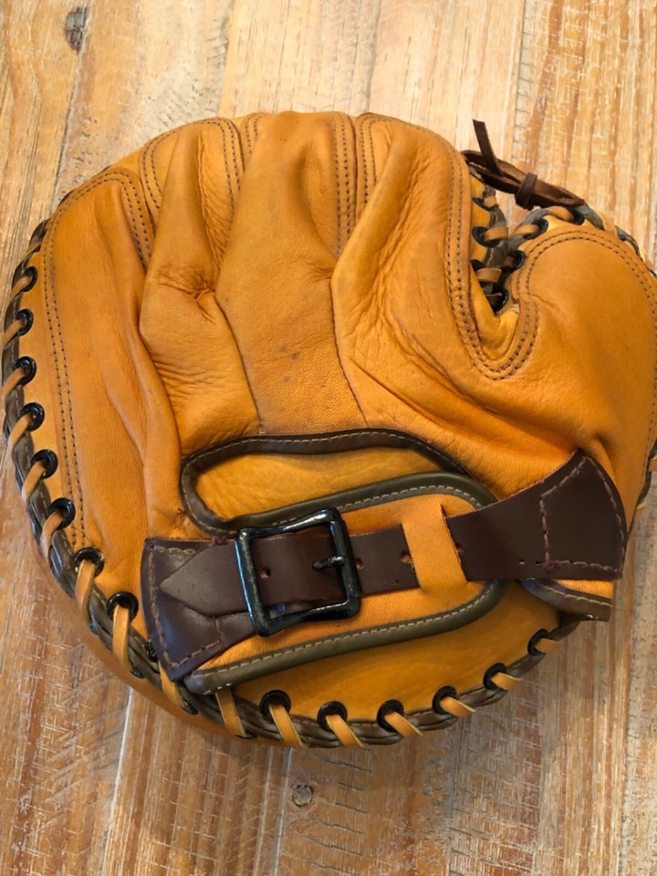 NIB 1940 Em-Jay M 28 Baseball Catchers Mitt Frank Hayes Model Buckle ...