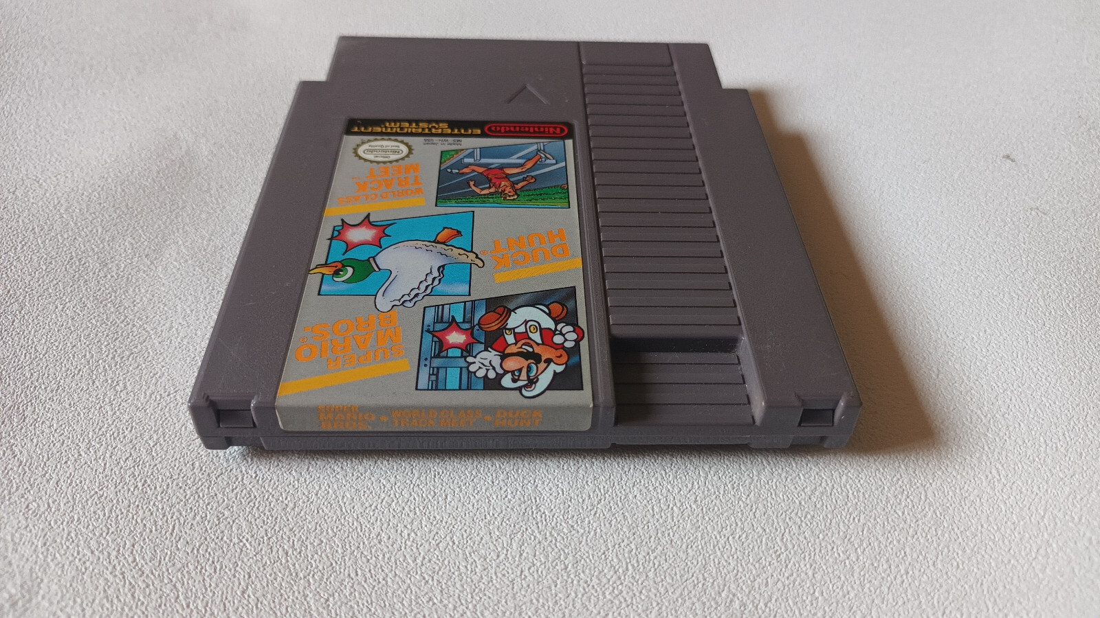 SUPER MARIO BROS DUCK HUNT TRACK MEET NTSC USA NINTENDO NES TRES BON ...