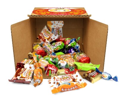 Russian Sweets Candy Mix Chocolate, Toffee & Hard Candies Assortment ...