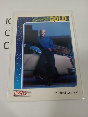 1992 Sterling CMA Country Gold Trading Card #22 Michael Johnson | eBay