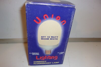 UNION 15-Watt Fluorescent Bullet Lamp Light Bulb Medium Base 15W | eBay