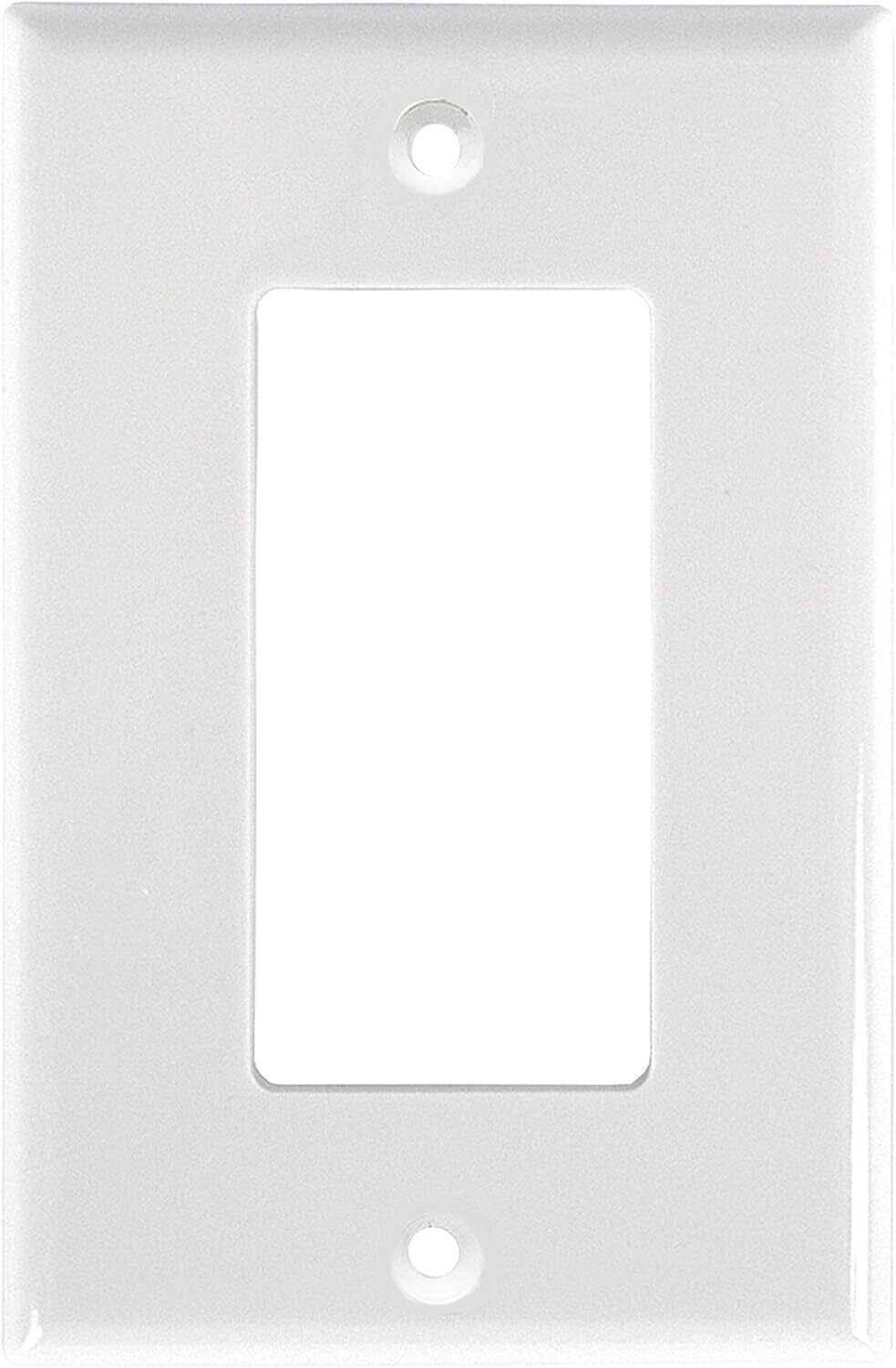 Single Rocker Switch Plate Covers, 3 Pack, White | eBay