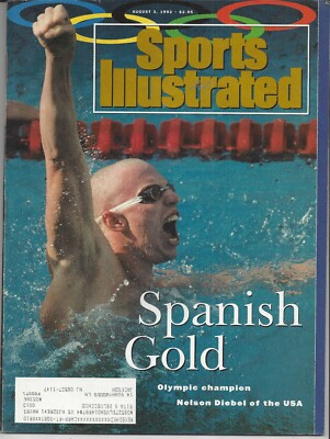 Vintage Nelson Diebel Olympic Champion Cover Sports Illustrated August ...
