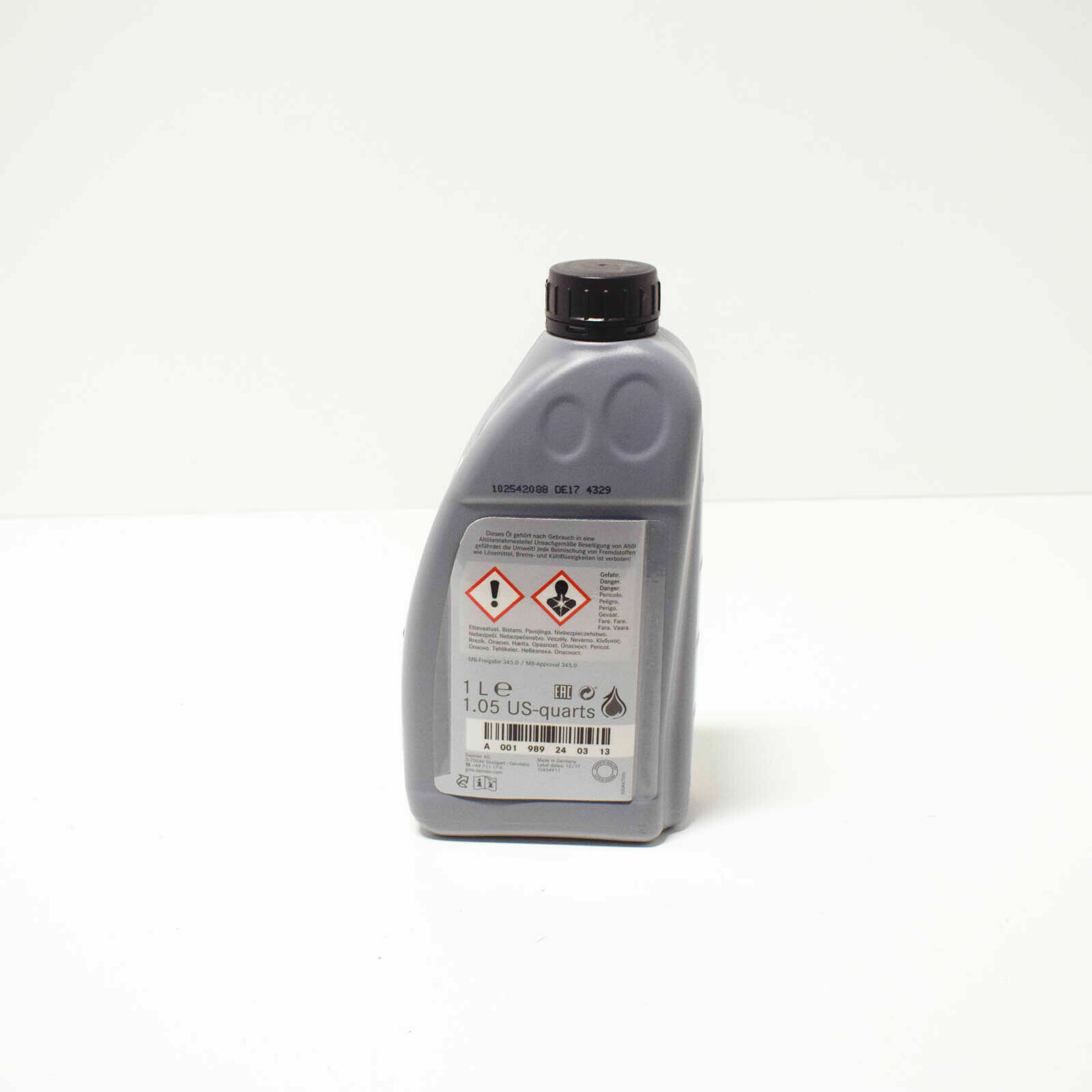 MERCEDES BENZ CENTRAL HYDRAULIC OIL A001989240313 A001989240310 NO DUTY ...