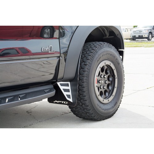 Carbon Fiber Front Mud Guards w/ABS Backing for 2010-2014 Ford F-150 ...