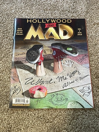 Mad Magazine #2 August 2018 Hollywood Goes MAD Walk of Fame Alfred E ...