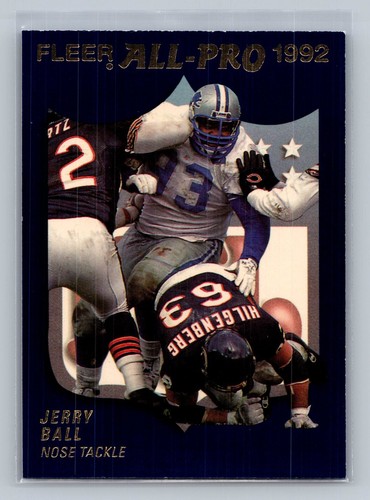 1992 Fleer All-Pro Jerry Ball #18 Detroit Lions | eBay