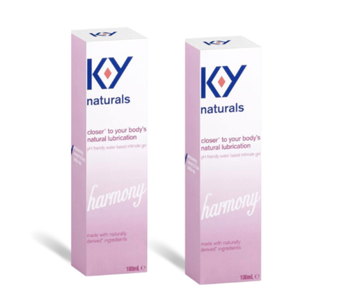 2 x Durex KY Naturals Harmony Intimate Gel Lubricant 100ml Natural ...