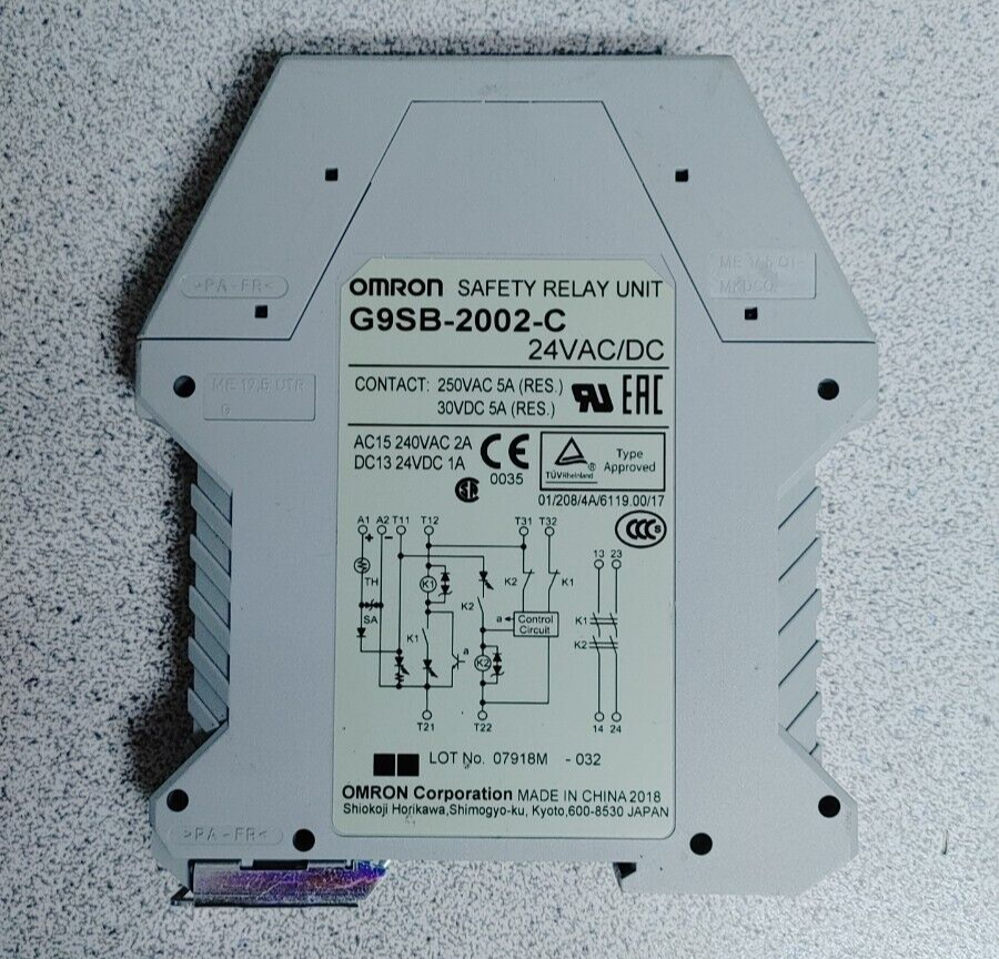 OMRON G9SB-2002-C SAFETY RELAY 24VAC/DC N.O. NEW!! WOW!! | eBay
