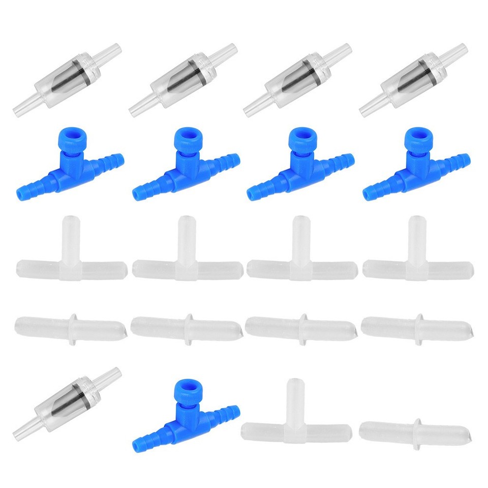 20 Pcs Air Pump Switch Distributor Aquarium Accessories Splitter | eBay ...
