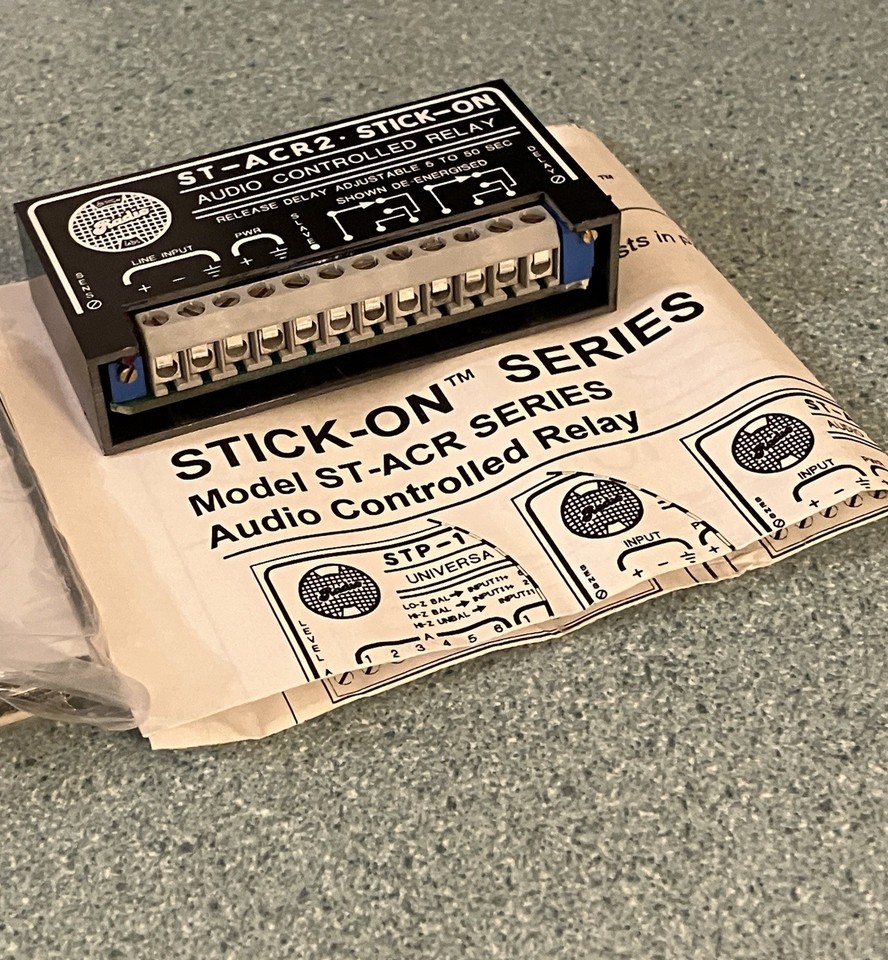 Radio Design Labs ST-ACR2 - Stick On - Audio Controlled Relay - 5-50 ...