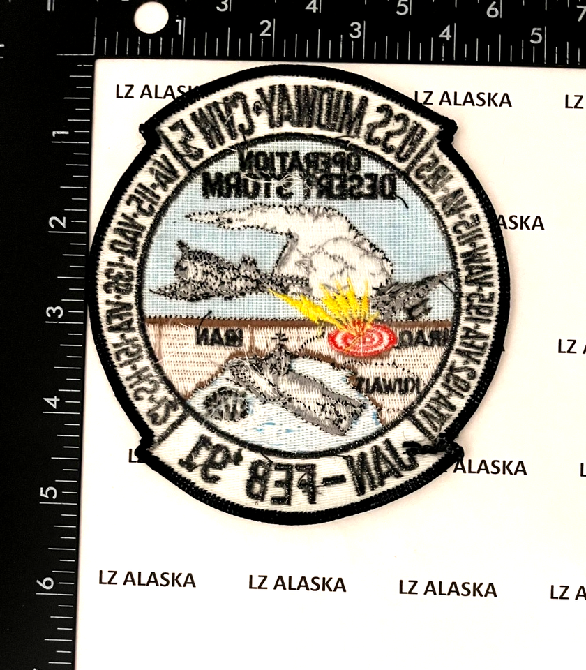 US NAVY OPERATION DESERT STORM CV-41 USS MIDWAY CVW-5 JAN-FEB 1991 ...