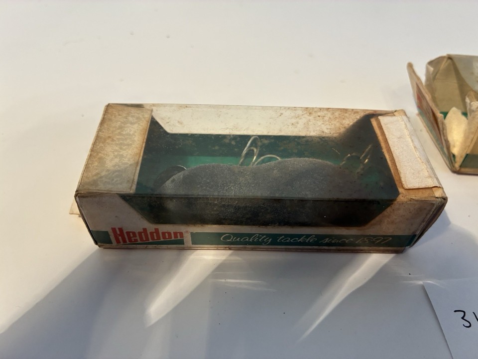 Lot Of 2 Vintage Heddon Fishing Lures In Original Boxes. Lucky 13 ...