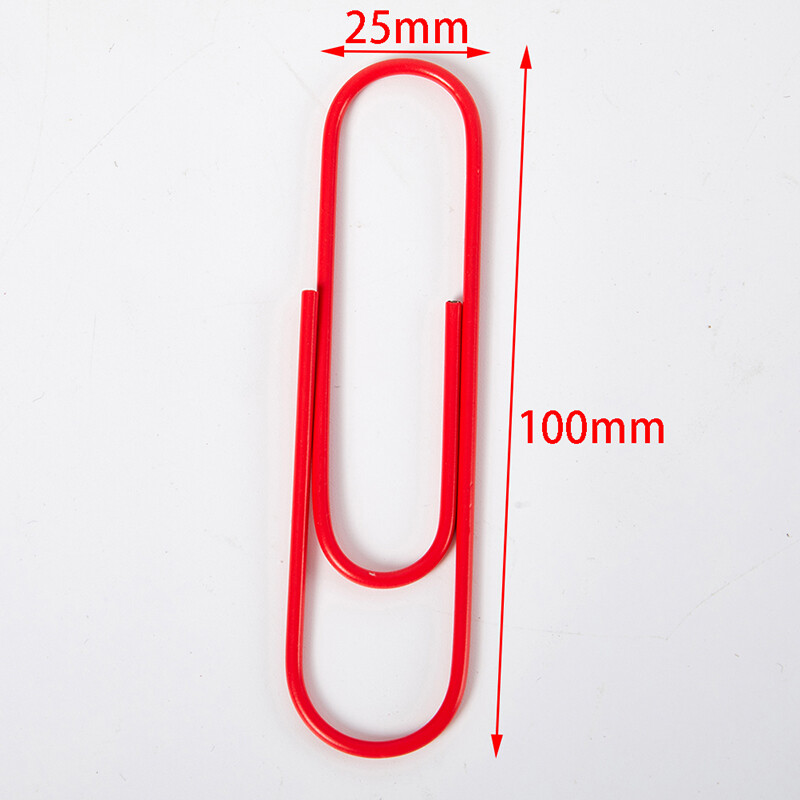 10Pcs /lot 100mm Paper Clips Large Giant Big Paper Clip Office Suppl ...