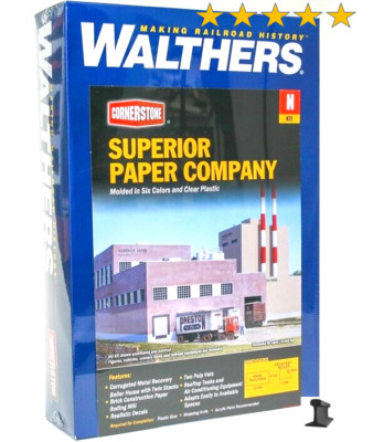 Walthers N Scale ~ New 2025 ~ Superior Paper Company ~ Kit ~ 933-3237 ...