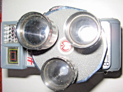 Vintage 8mm Mansfield Holiday II Camera Circa 1959, Japan, 3 Lenses ...