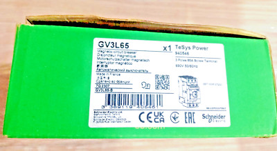 1PC BRAND NEW-SCHNEIDER GV3L65 Motor circuit breaker,TeSys Deca frame 3 ...