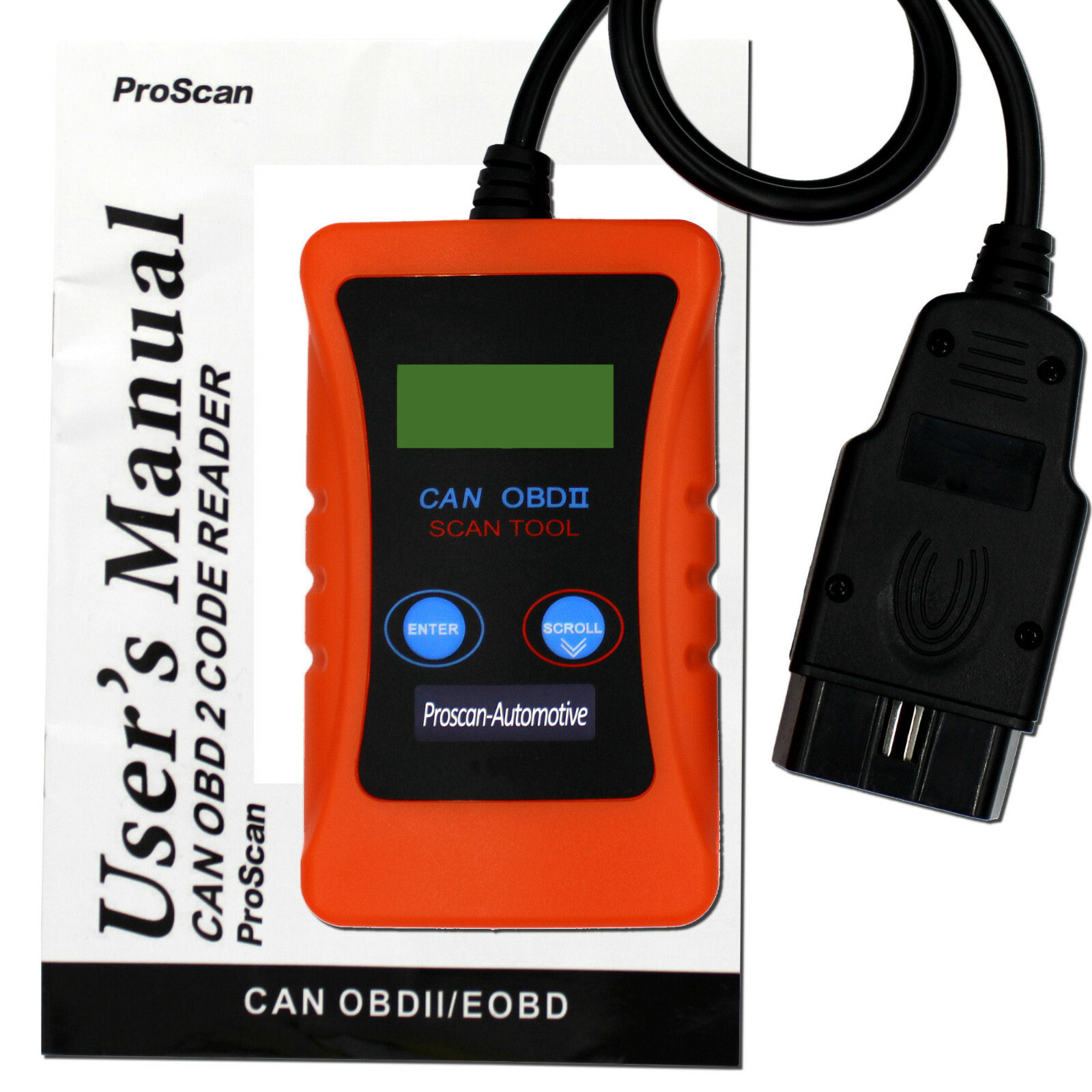 Car Fault Code Reader Engine Diagnostic Scanner Reset Tool OBD OBD2 CAN ...