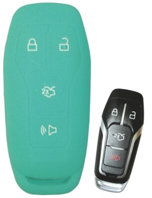 Key Fob Rubber Remote Sleeve Cover Fits Ford Mustang F150 Explorer Edge ...