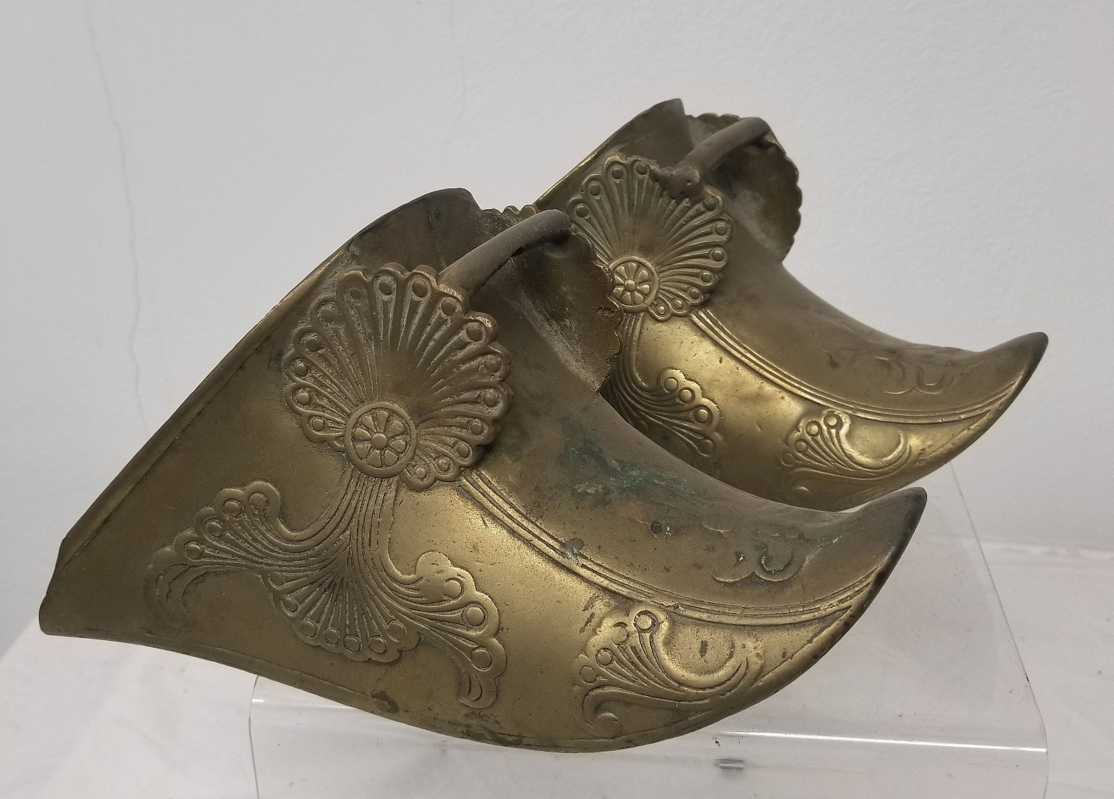Antique Pair of Bronze Brass Spanish Colonial Conquistador Stirrups ...