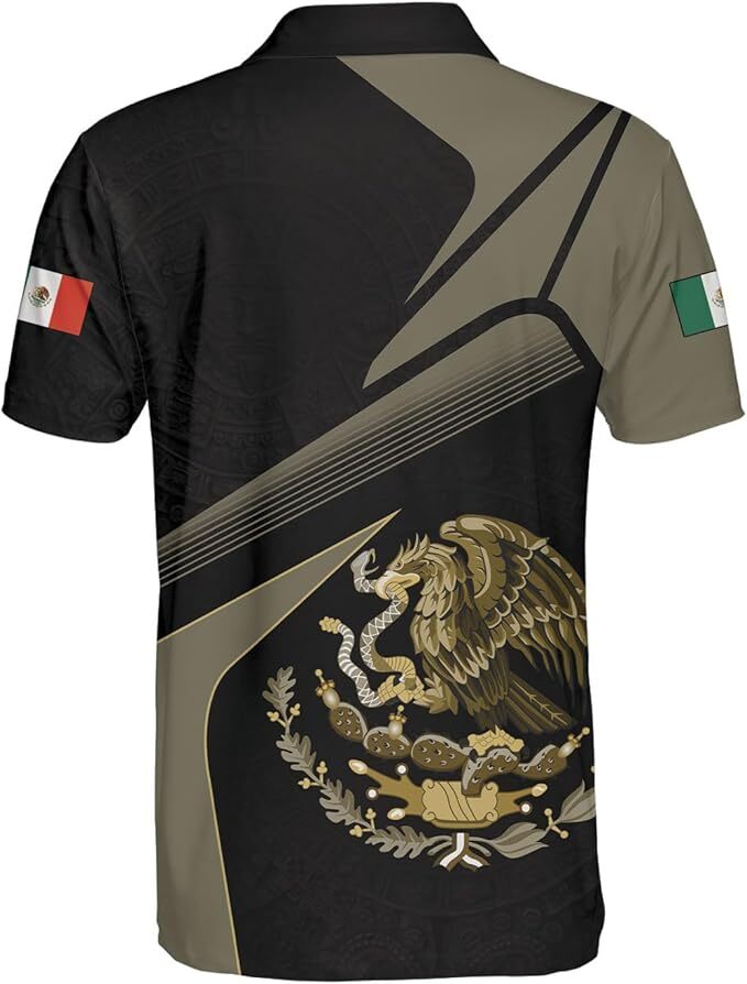 Personalized Mexico Flag Polo Shirt Mexican Independence Day 3D Polo ...