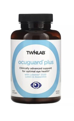 Twinlab Ocuguard Plus 120 Caps Exp 5/2025 Optimal Eye Health Lutein ...