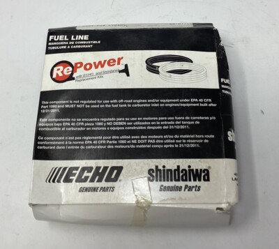 90014 Genuine ECHO FUEL LINE 25 FOOT ROLL 3mm X 5mm for SMALL ENGINES ...